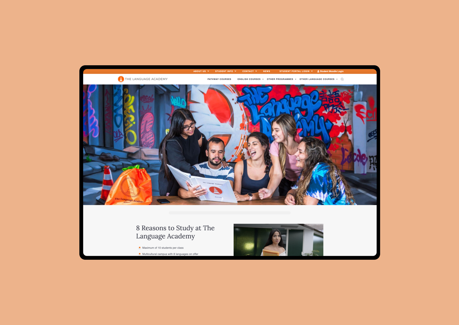 The Language Academy ⋆ Portfolio ⋆ Thrive Digital Gold Coast