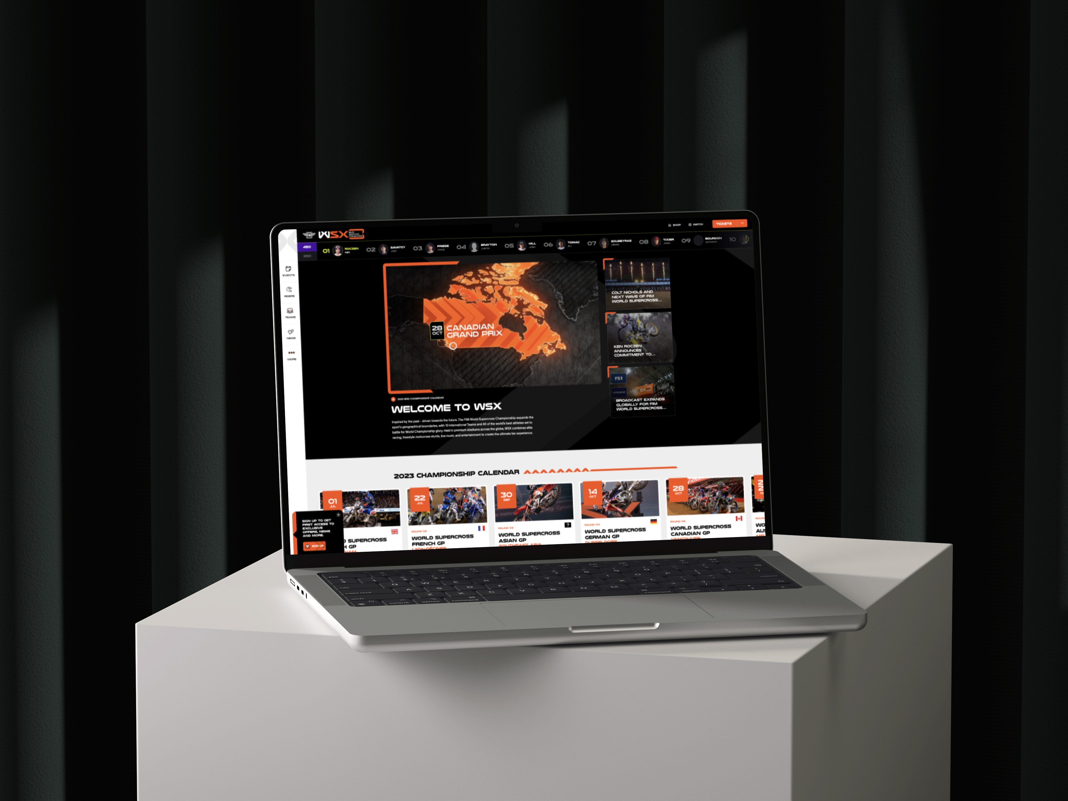 FIM World Supercross Championship WSX ⋆ Portfolio ⋆ Thrive Digital Gold ...